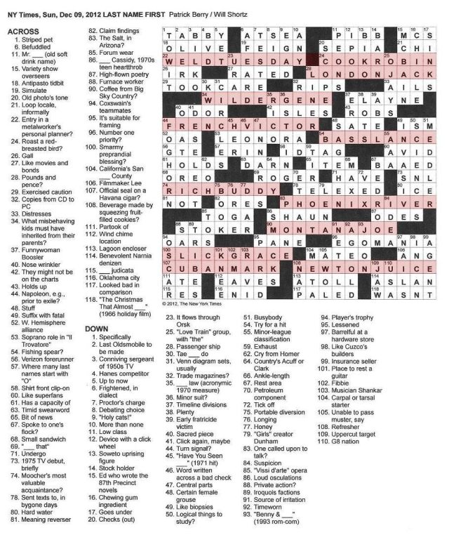 Introducing the first - and possibly last - TLO Crossword Puzzle - The ...
