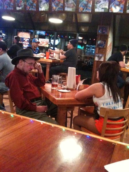 Shocking: Al Eschbach hangs out at Hooters by himself (photo) - The ...