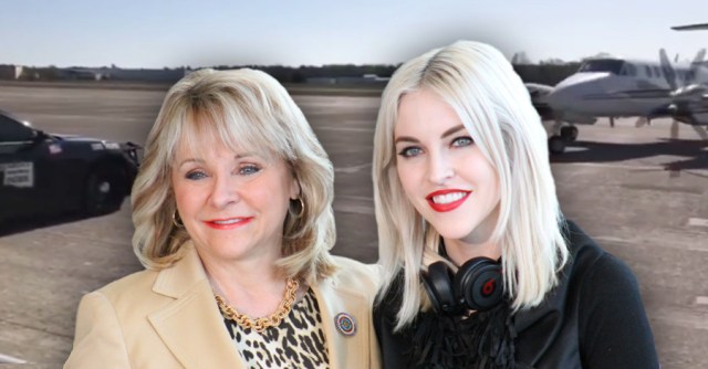 Christina Fallin occasionally used Mom's state plane... - The Lost Ogle