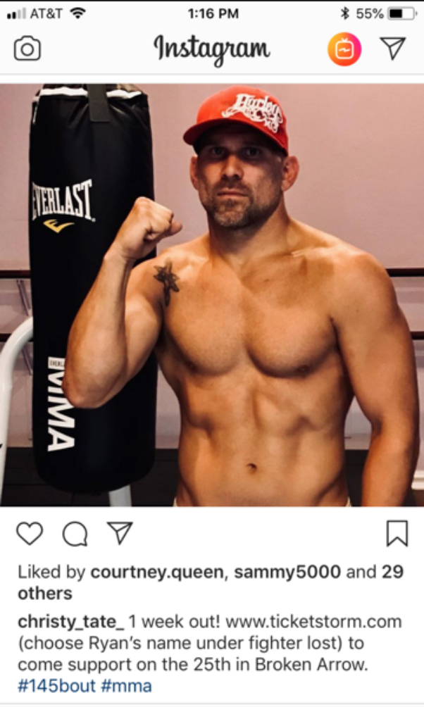 Ryan Tate is now a freestyle cage fighter... - The Lost Ogle