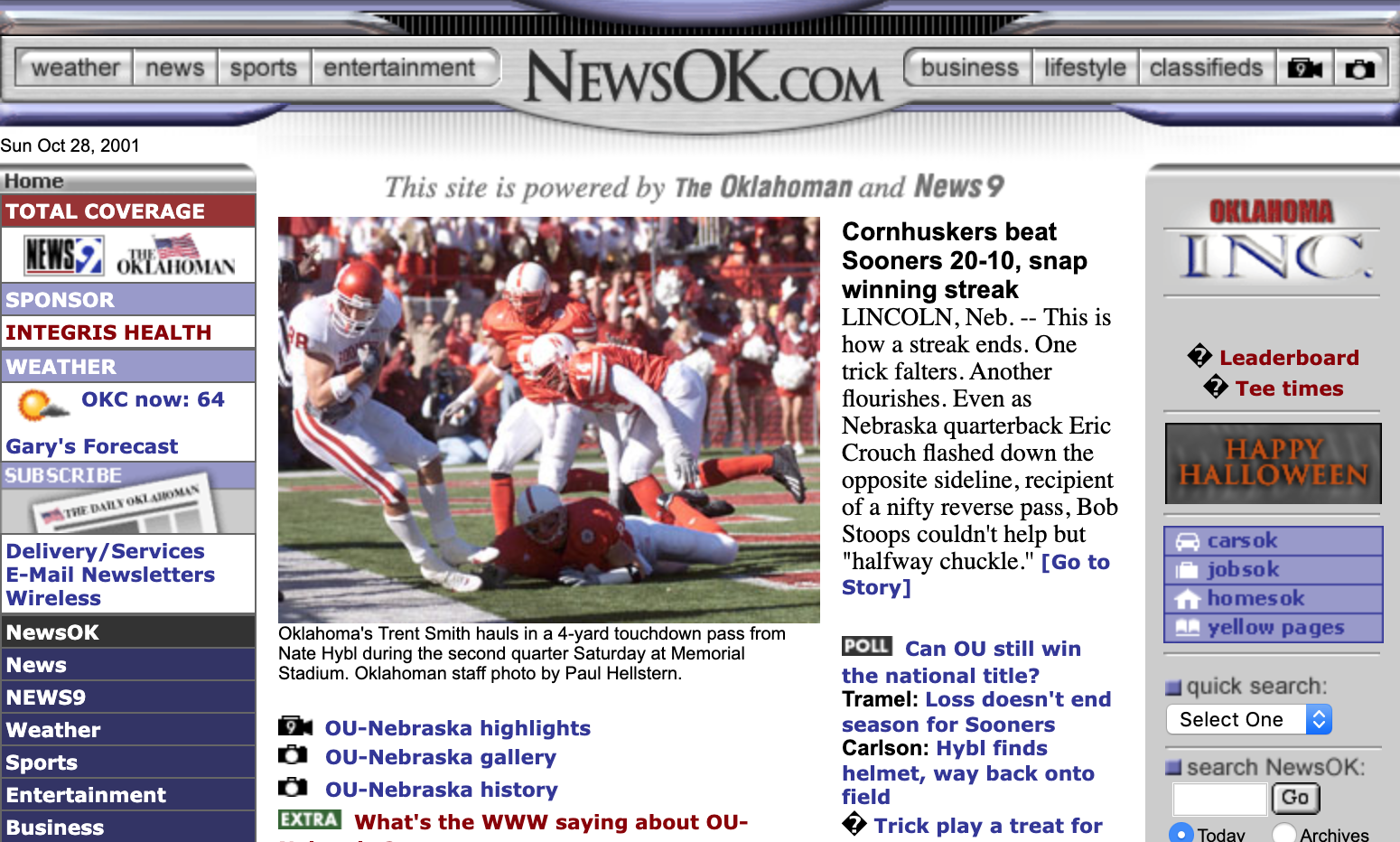 The Oklahoman has retired NewsOK.com... - The Lost Ogle