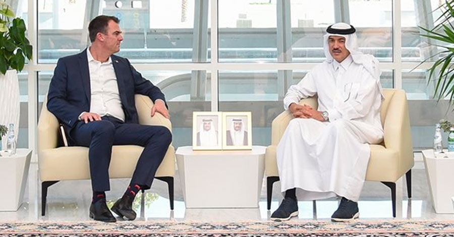 Governor Stitt jets away to World Cup in Qatar... - The Lost Ogle