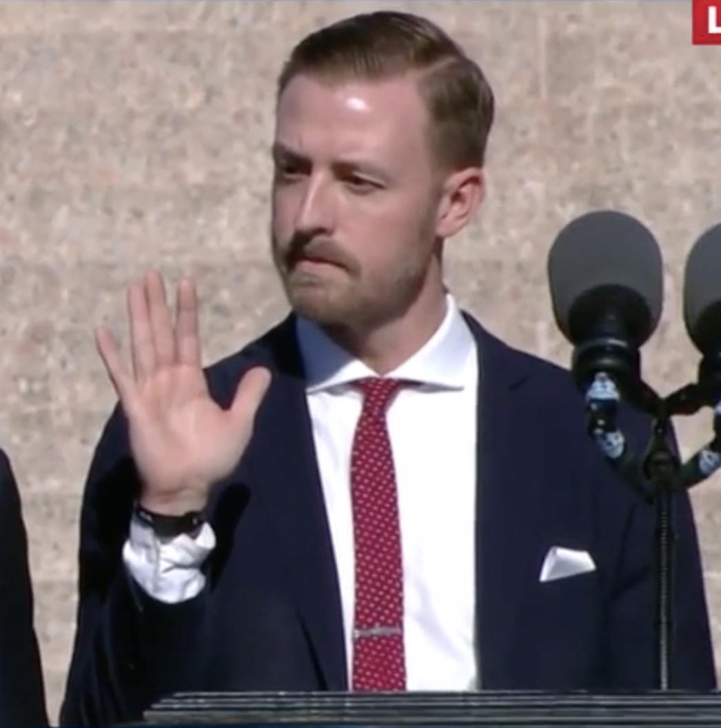 Ryan Walters unveils weird, creepy, very unnatural arm at Stitt ...