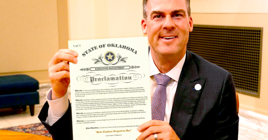 Governor Stitt Ending Year on Extra-Scroogy Note! - The Lost Ogle