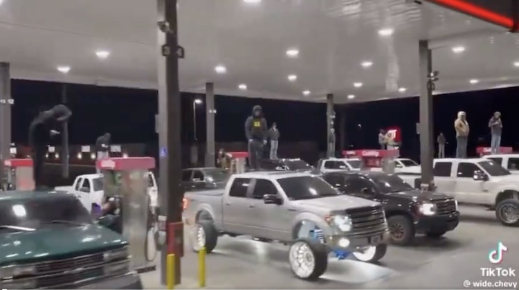 Douche Bag Truck Bros take over Broken Arrow QuikTrip... - The Lost Ogle