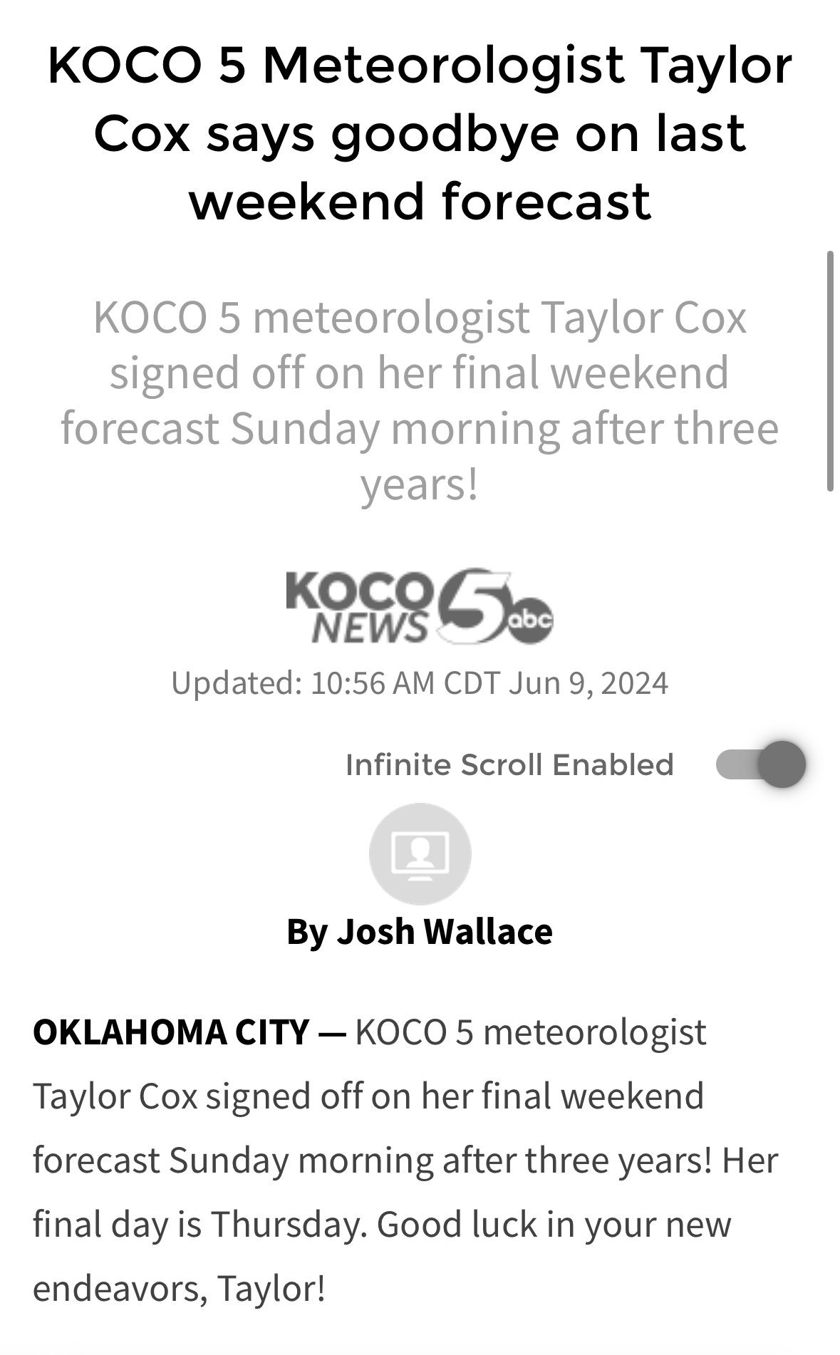 Hail No! Another morning TV meteorologist leaves the OKC weather scene ...