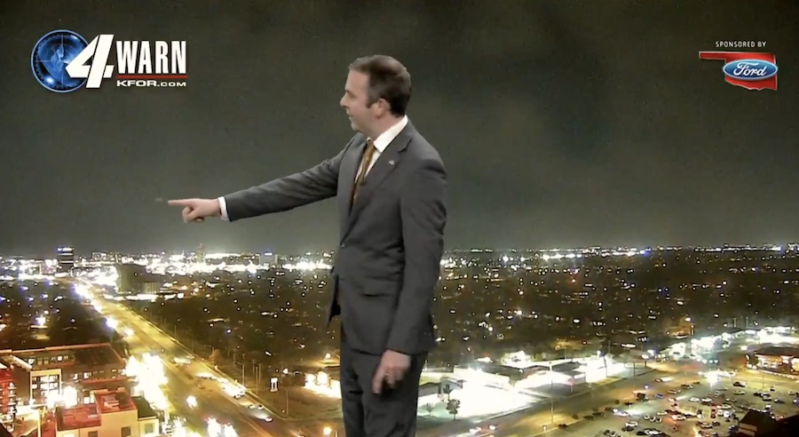 Aaron Brackett spots UAP during Valentine’s Weather Forecast… - The ...