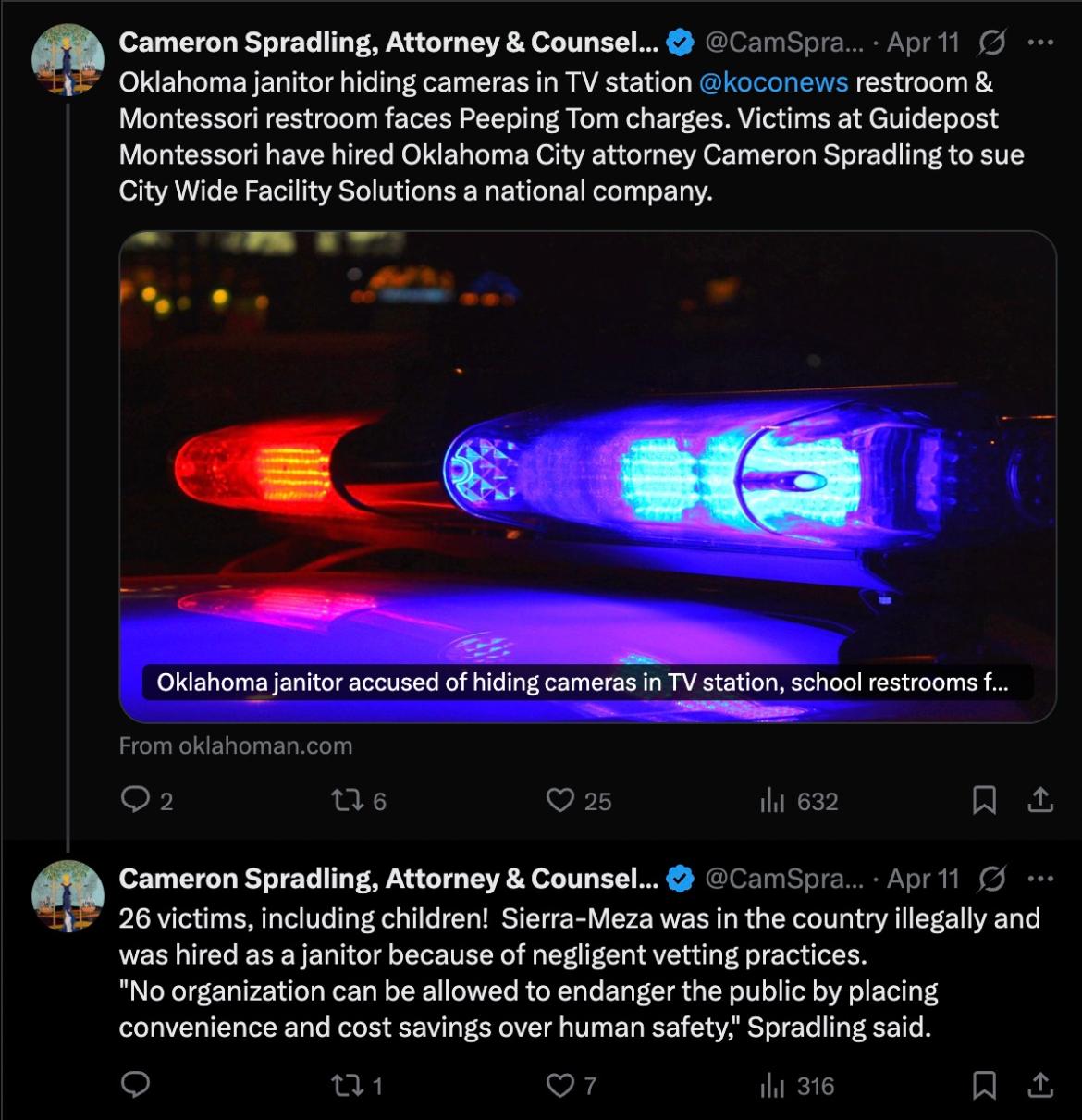 Janitor Arrested for Hiding Cameras in KOCO 5 Bathroom Vents... - The ...