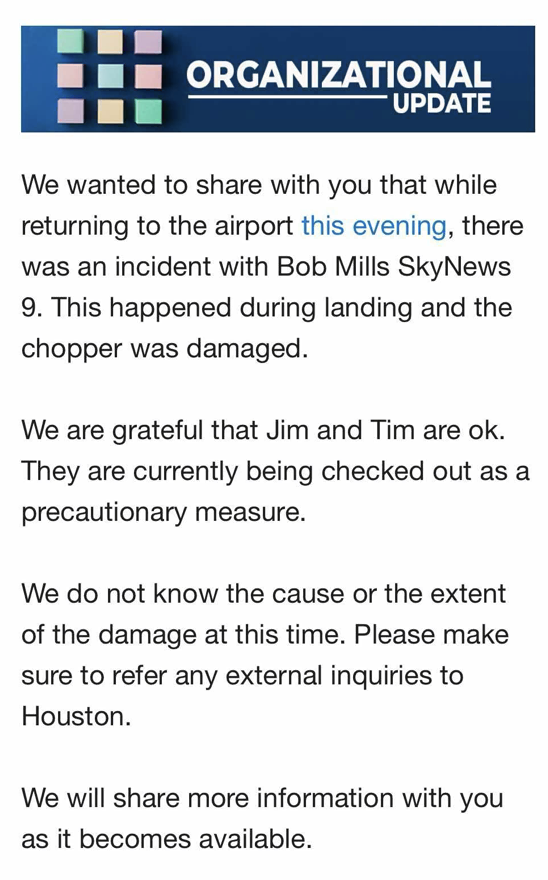 Bob Mills Sky News 9 Crashes at Wiley Post Airport! - The Lost Ogle