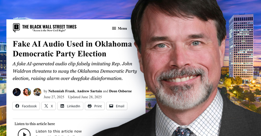 Robo Fail: AI Hoax Targets Oklahoma Democrats - The Lost Ogle