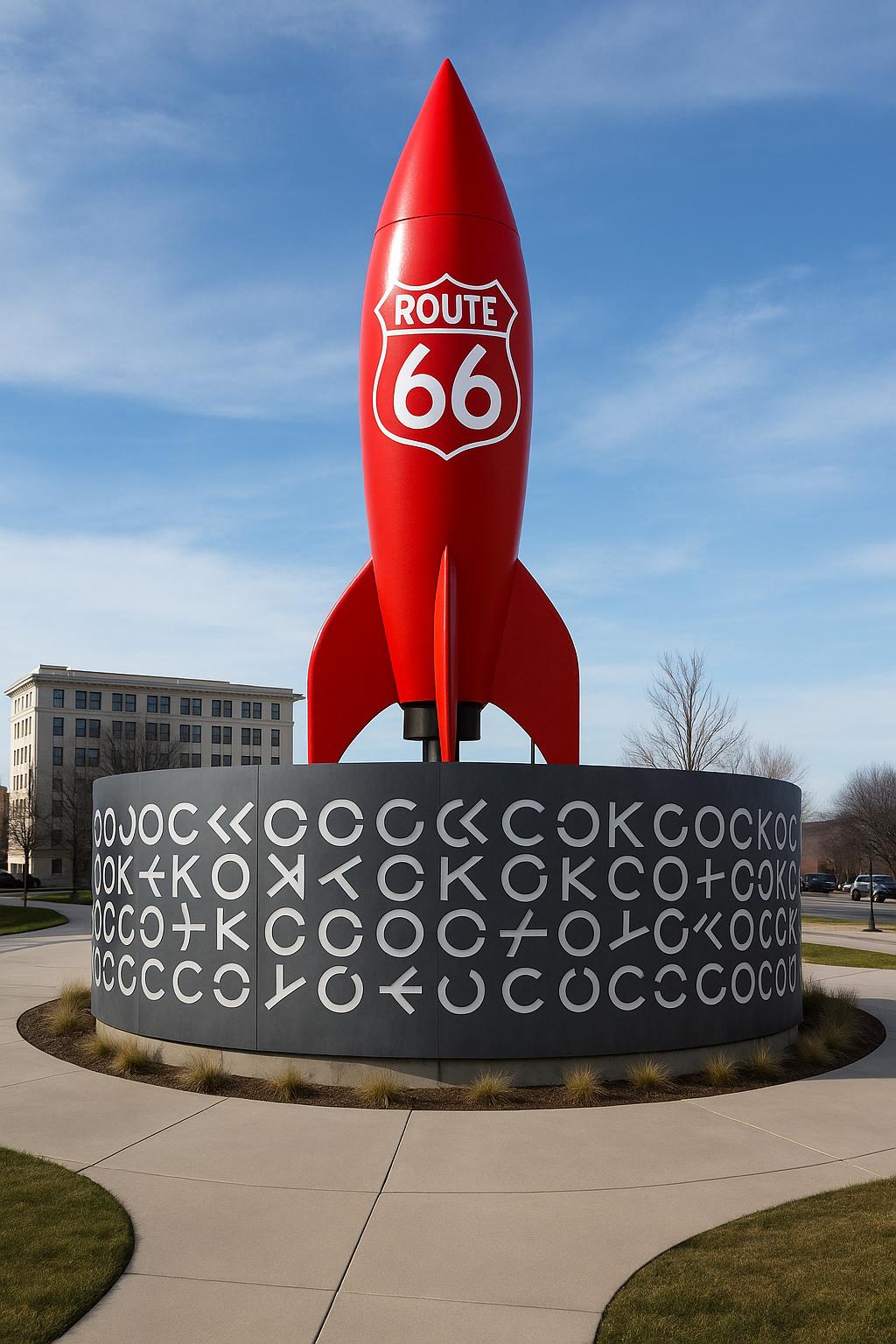 Out-of-Place Route 66 Monument Coming to N. Classen Blvd. - The Lost Ogle