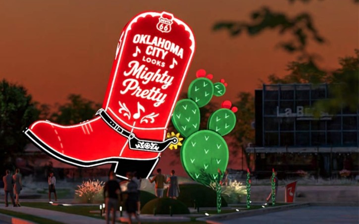 Out-of-Place Route 66 Monument Coming to N. Classen Blvd. - The Lost Ogle
