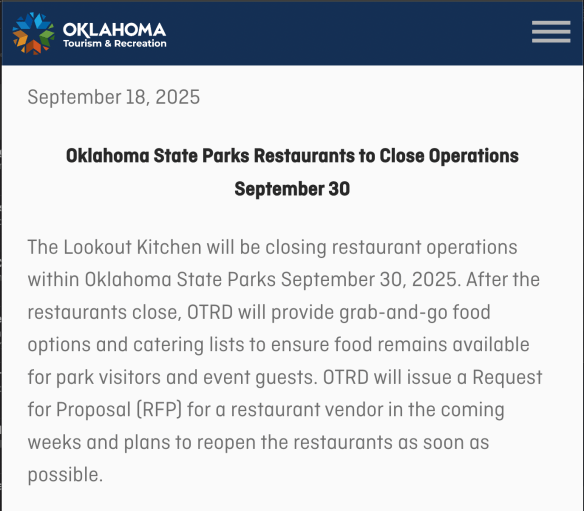 Lookout Kitchen Gets 86ed... - The Lost Ogle