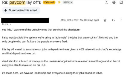 What’s the Real Story Behind the Paycom Layoffs? - The Lost Ogle