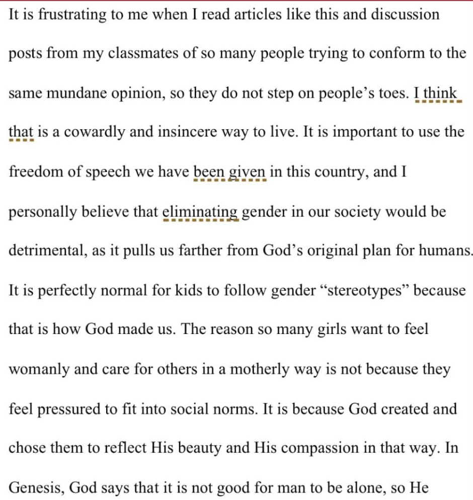 OU Student Goes Viral Over Stupid Essay... - The Lost Ogle